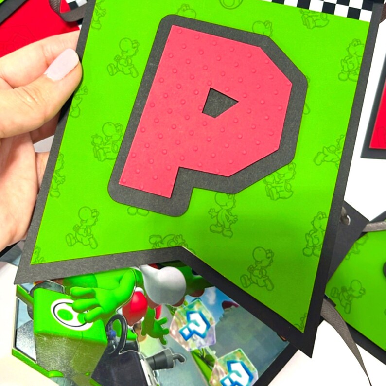 Kit Party Super Mario Car Mario Car Cake Topper Box Party - Etsy