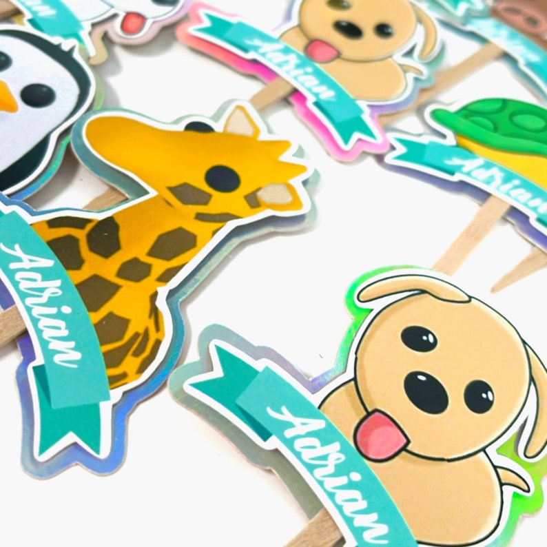Cupcake Toppers, Adopt Me Roblox Birthday, Adopt Me Roblox Cupcake ...