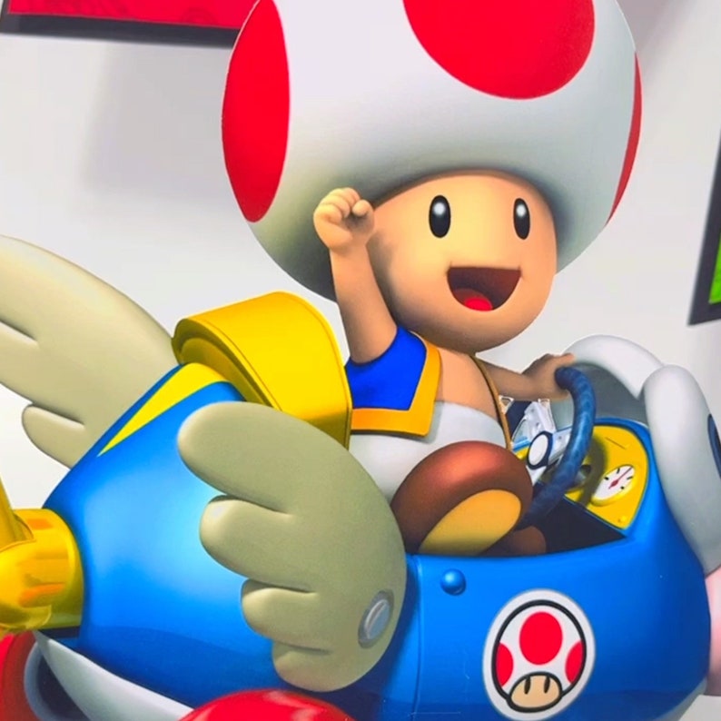 Kit Party Super Mario Car Mario Car Cake Topper Box Party - Etsy