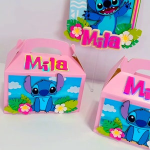 Lilo and Stitch Favor Box, Lilo and Stitch Birthday, Lilo and Stitch ...