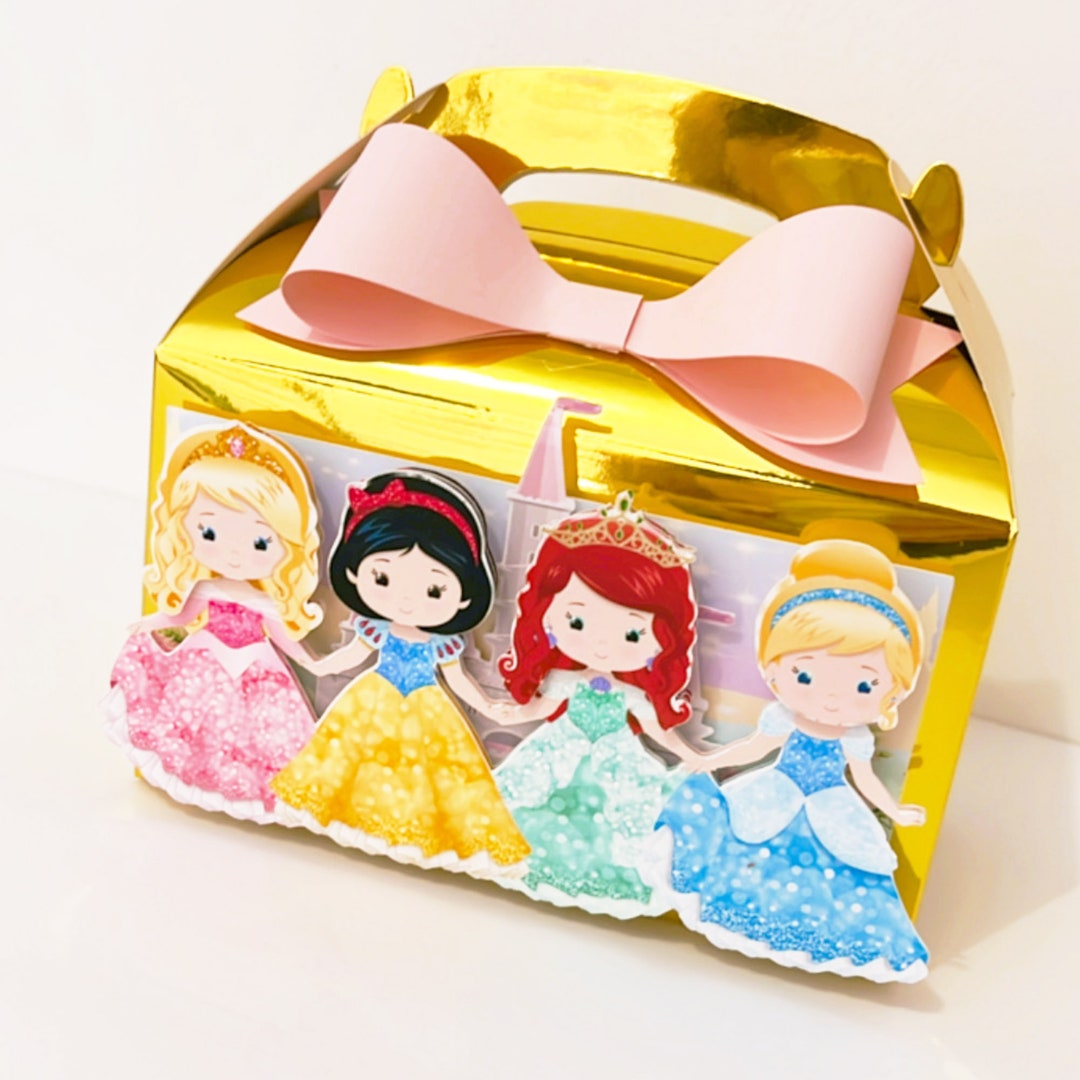 Princess Gable Box, Princess Birthday Party, Princess Favor Boxes ...