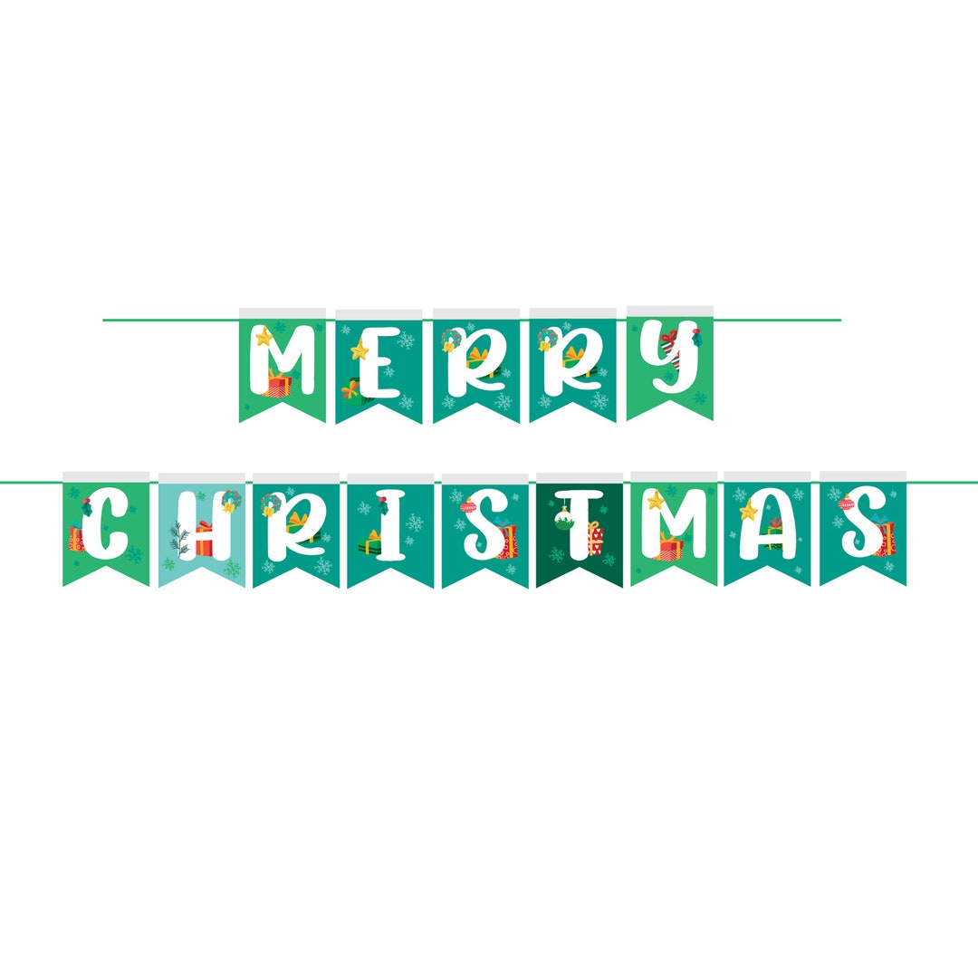 Merry Christmas Digital Banner, Merry Christmas Happy, Merry Christmas ...