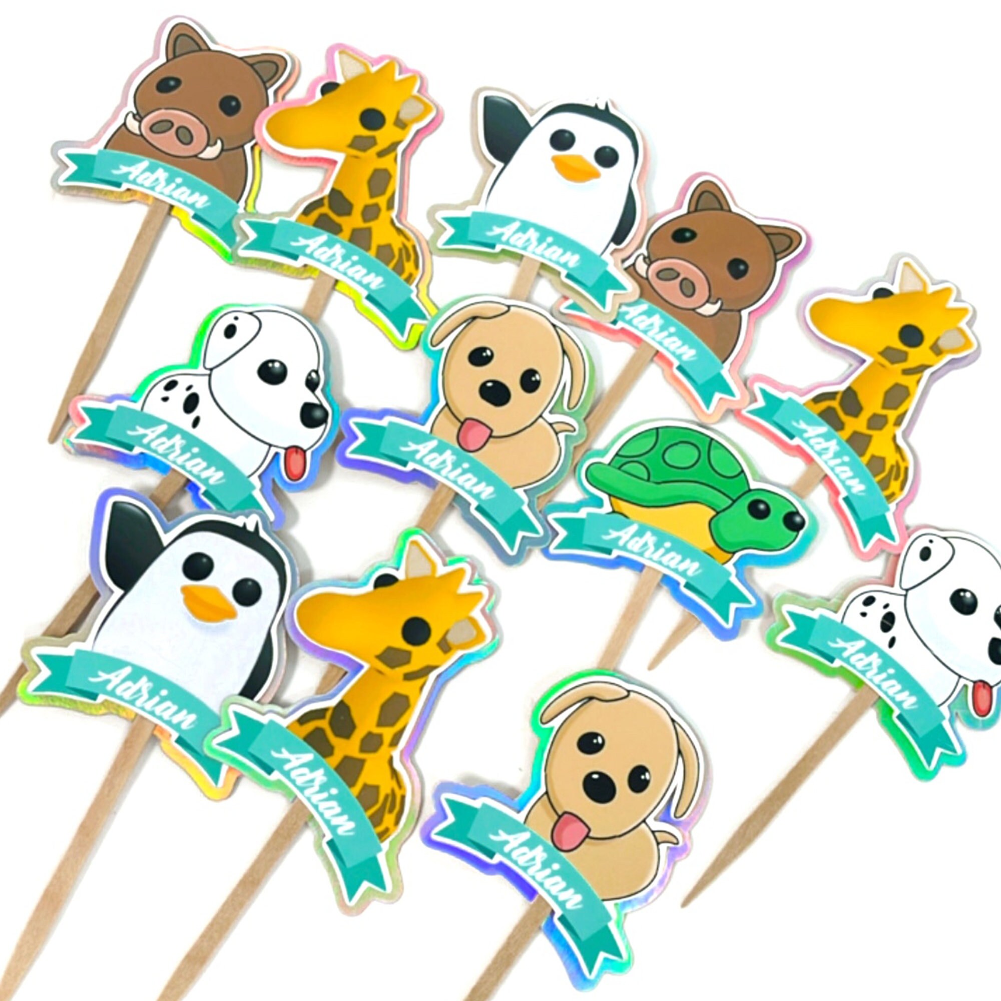Cupcake Toppers, Adopt Me Roblox Birthday, Adopt Me Roblox Cupcake ...
