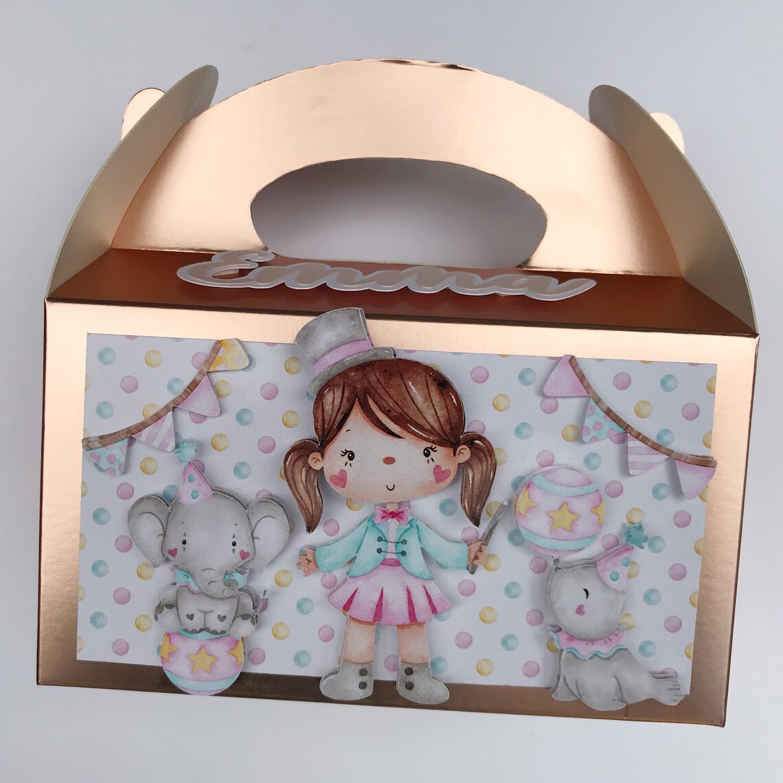 Circus Gable Box Circus Birthday Party Circus Favor Boxes | Etsy