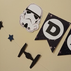 Star Wars Banner, Banner Party Decorations, Star Wars Party, Star Wars ...
