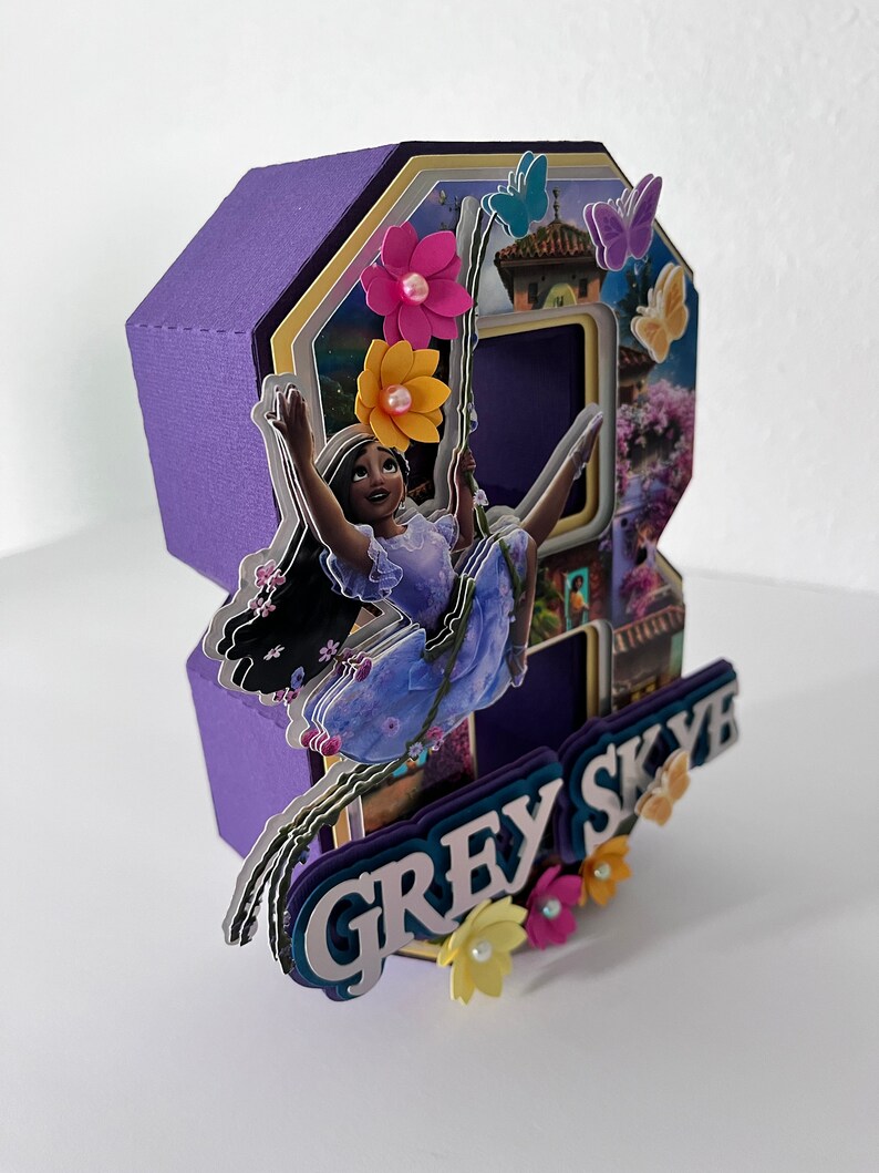 Encanto Number 3D Encanto Party Decorations Number 3D - Etsy