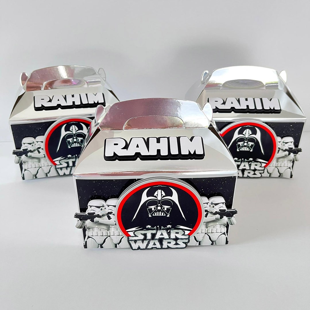 Starwars Gable Box, Starwars Birthday Party, Starwars Favor Boxes ...