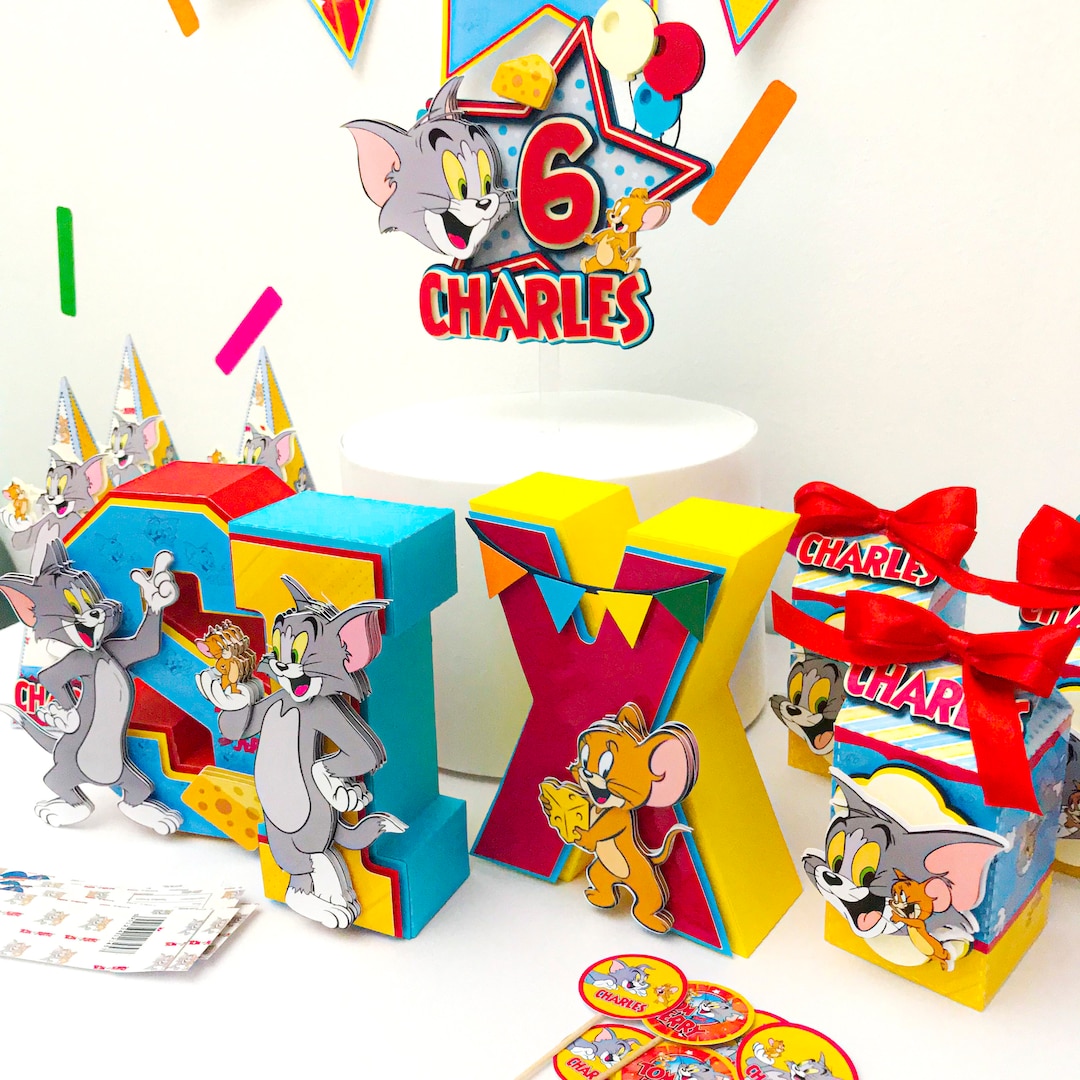 Tom and Jerry, Tom Y Jerry Cake Topper, Tom & Jerry Birthday ...