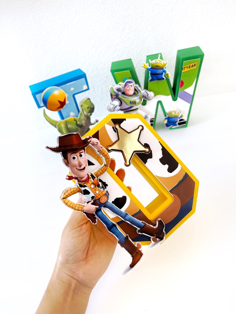 Toy Story 3d Letter Toy Story 3D Letter Shaker Toy Story - Etsy