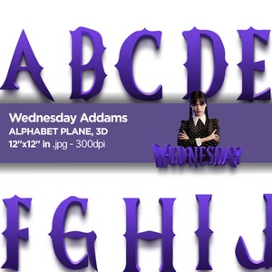 Wednesday Font, Dark Font Merlina, Wednesday Font, Digital Download ...