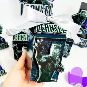 Kit Party Black Panther, Black Panther Cake Topper, Black Panther ...