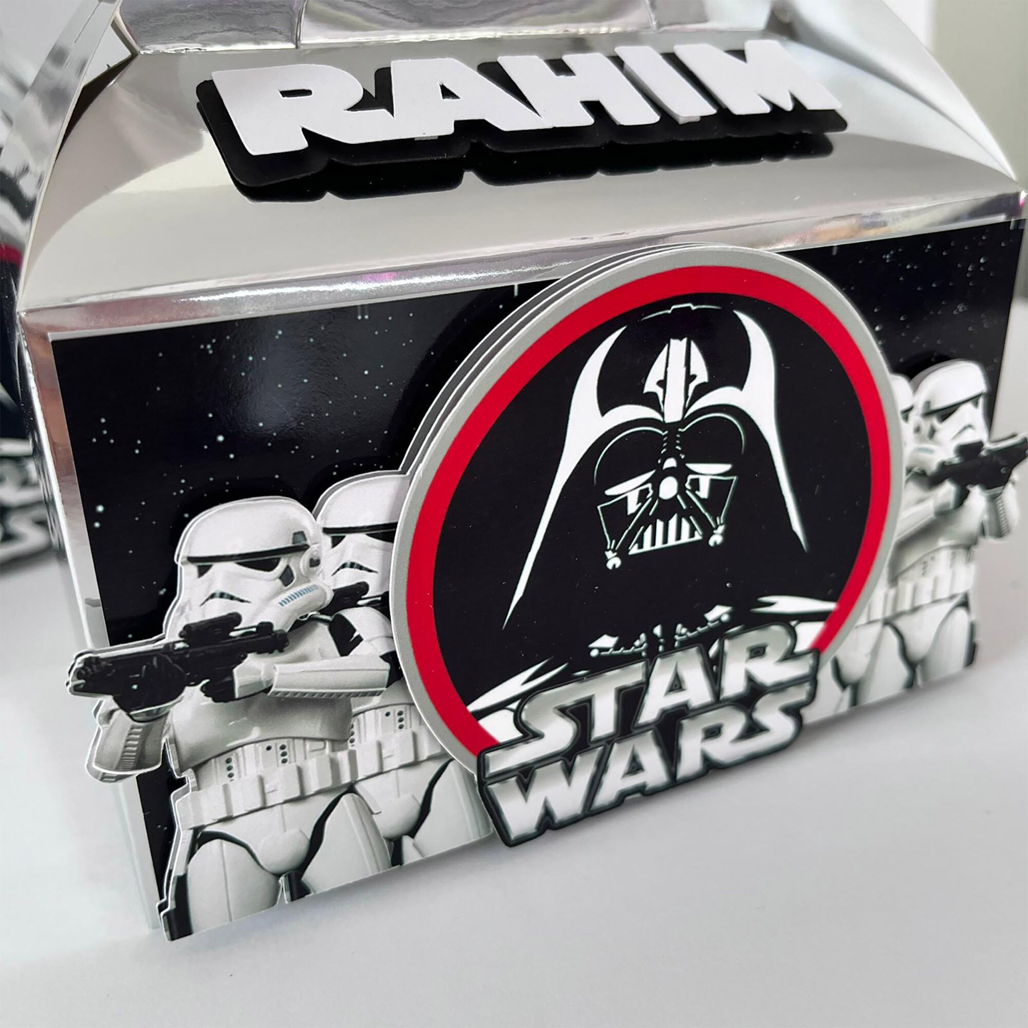 Starwars Gable Box, Starwars Birthday Party, Starwars Favor Boxes ...