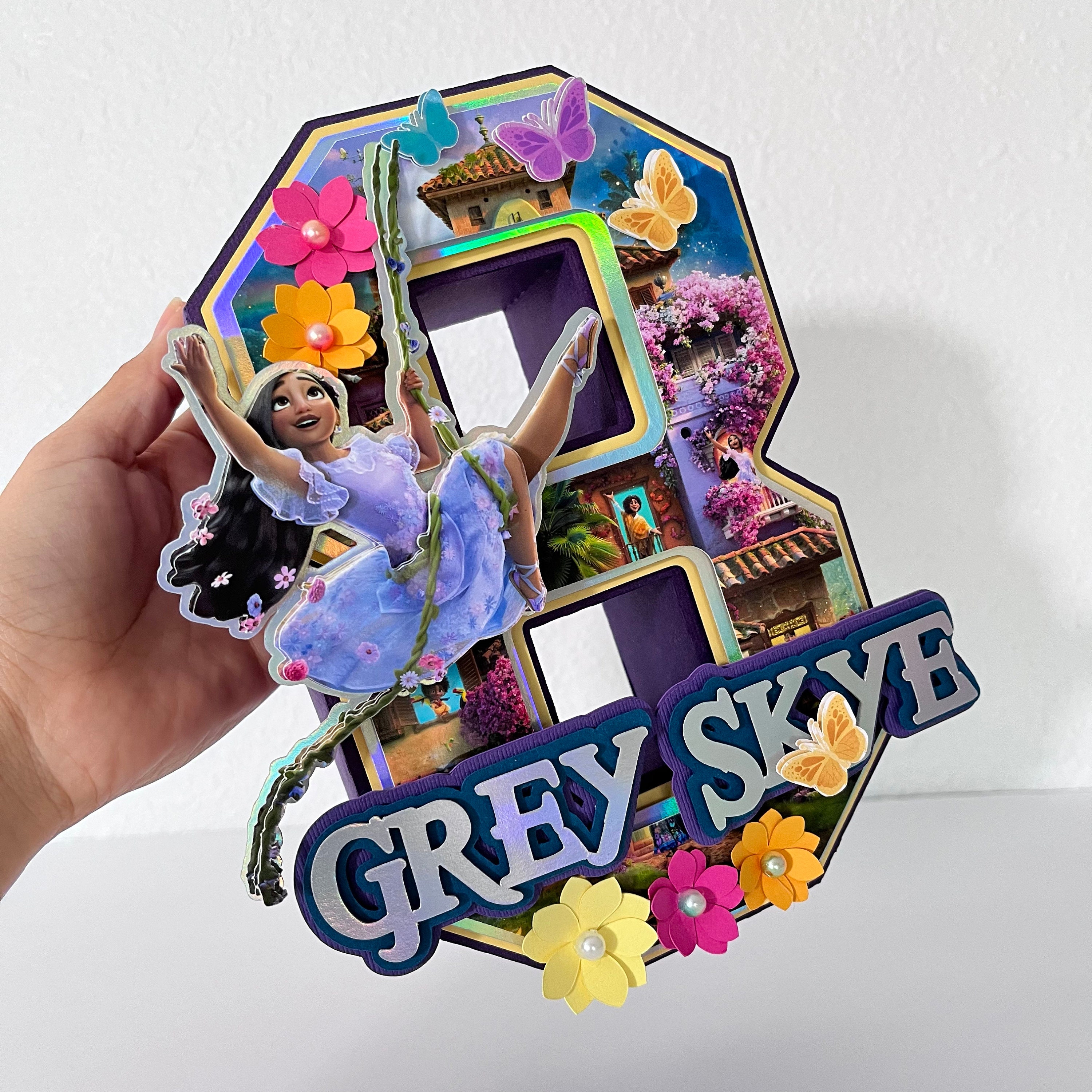 Encanto Number 3D Encanto Party Decorations Number 3D - Etsy
