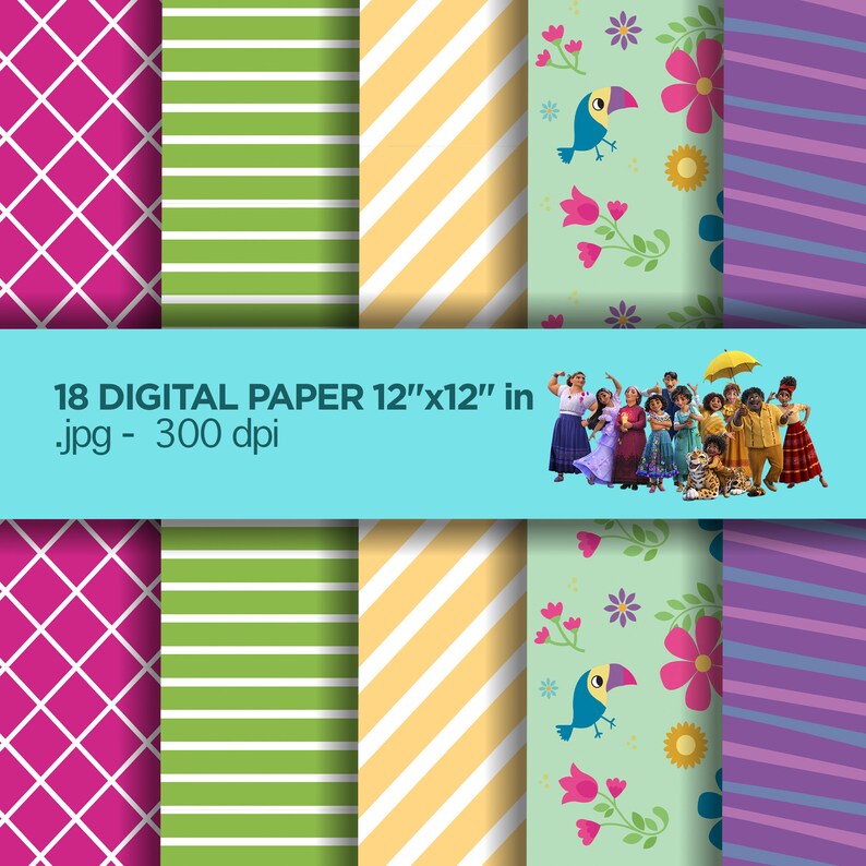 Encanto Digital Paper Encanto Encanto Paper Encanto Digital - Etsy