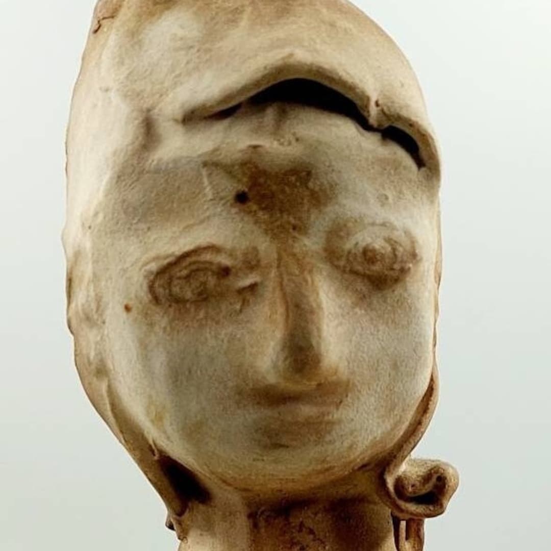 Vintage Australian Pottery Fertility Doll, Mythical Fertility Statue ...