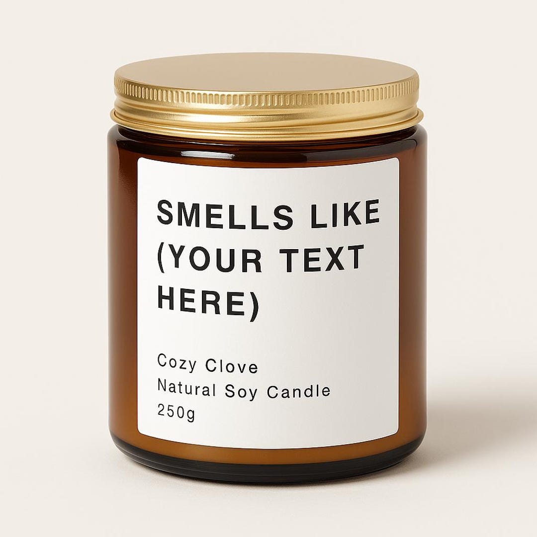 Custom Candle, Personalised Candle, Private Label Candle, No Label ...