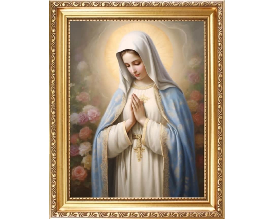 Our Lady the Virgin Mary Mother of Jesus Roman Catholic Christian ...
