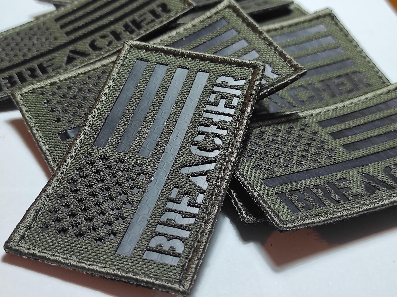 Custom Forward Us Flag, Patch Infrared Reflective Patches Military ...