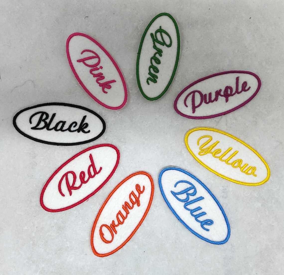 Custom Name Patch Embroidered Iron on Name Tag, Uniform Name Patch ...