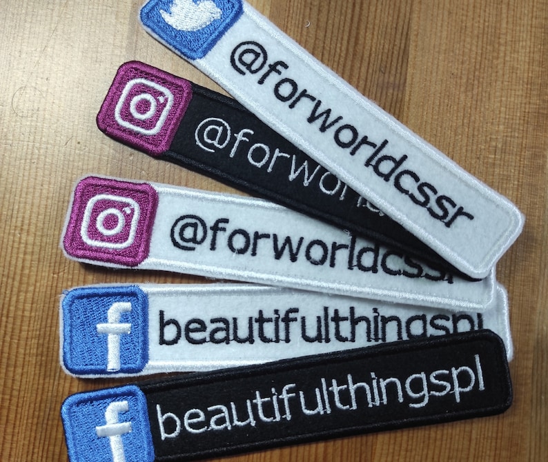 Youtube Logo Custom Name Tag Patch, Embroidered Social Media Badge - Etsy