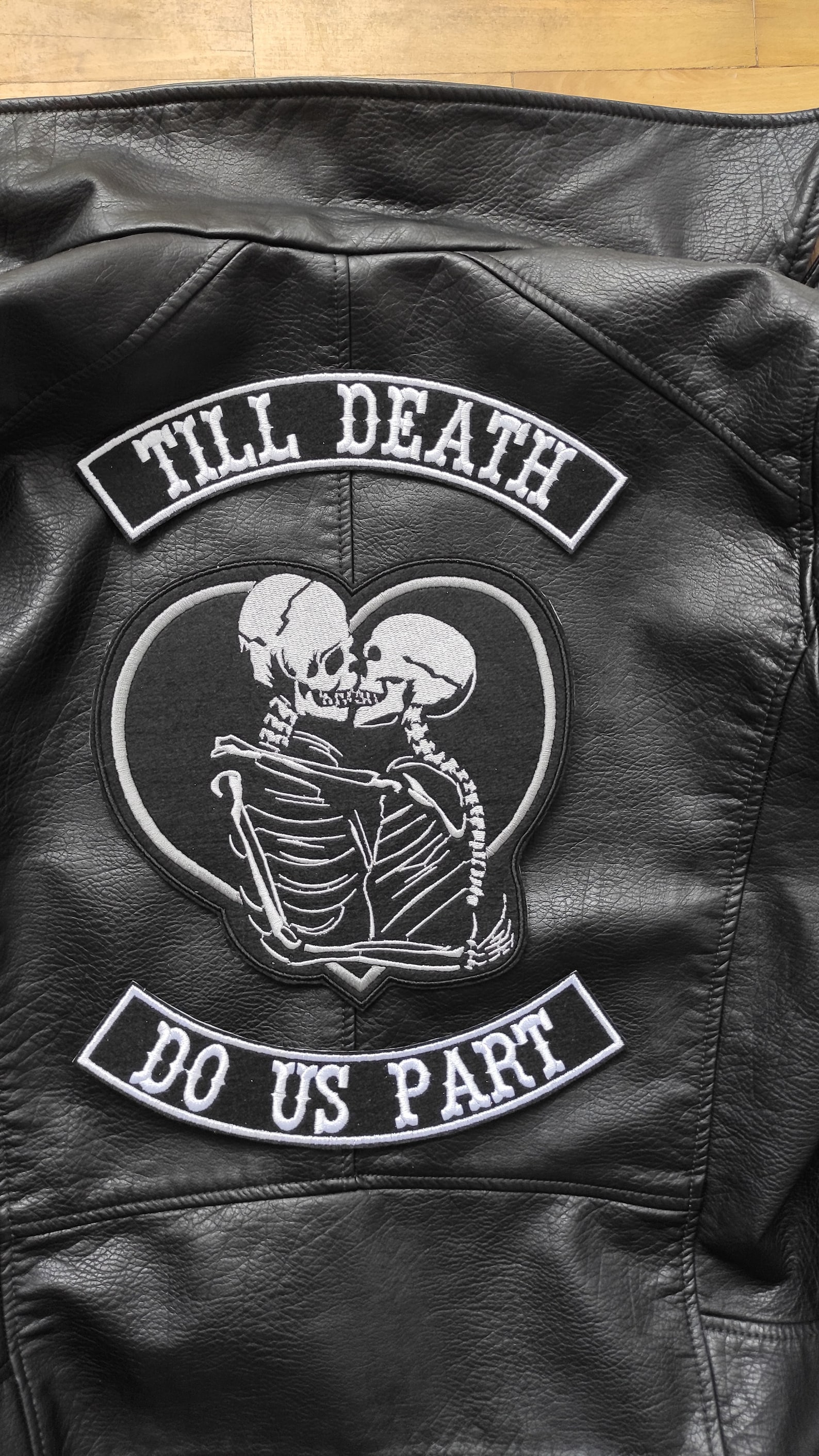 Till Death Do Us Part Embroidered Patches Patch for Bridal - Etsy