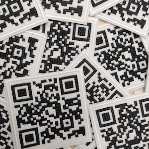 Rickroll QR Code Embroidered Patch, Rick Astley Iron on Patches, Meme ...