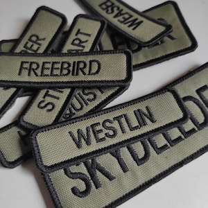 Custom Name Embroidered Name Patch Badge, Your Inscription Iron on ...
