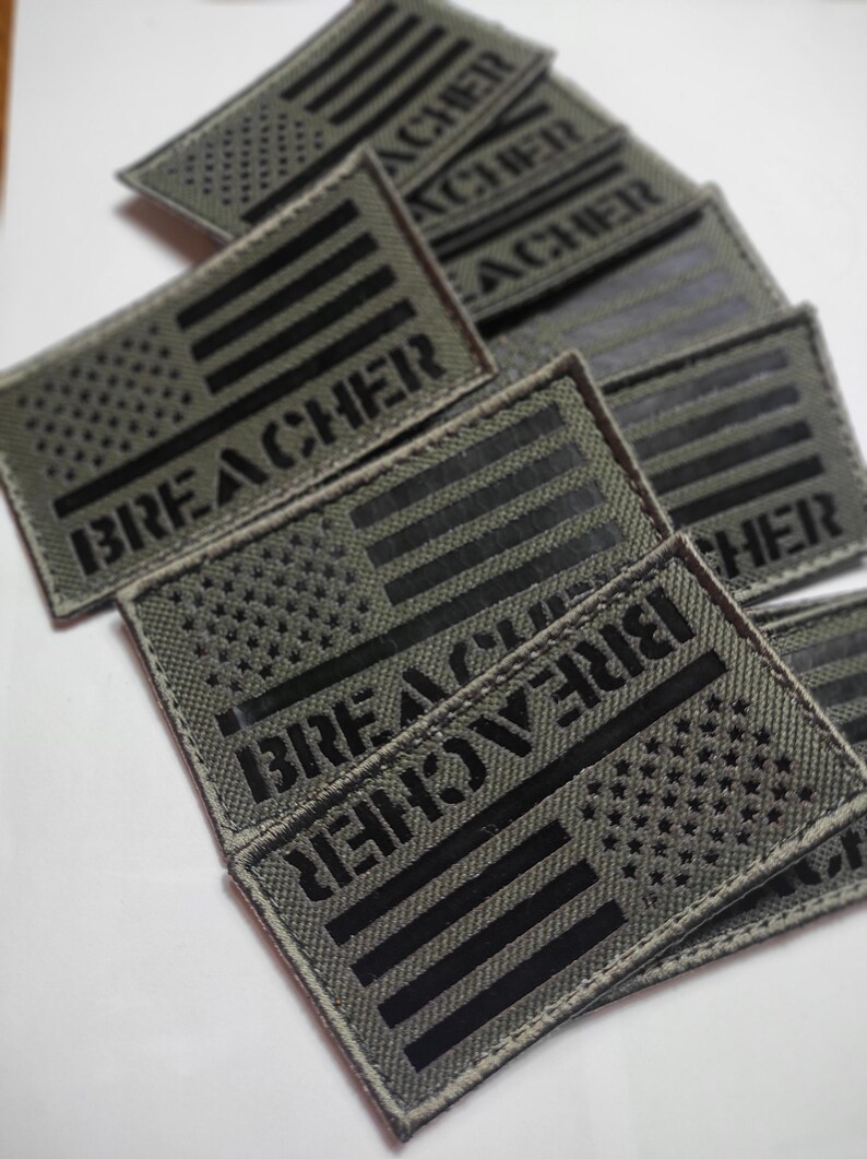 Custom Forward Us Flag, Patch Infrared Reflective Patches Military ...