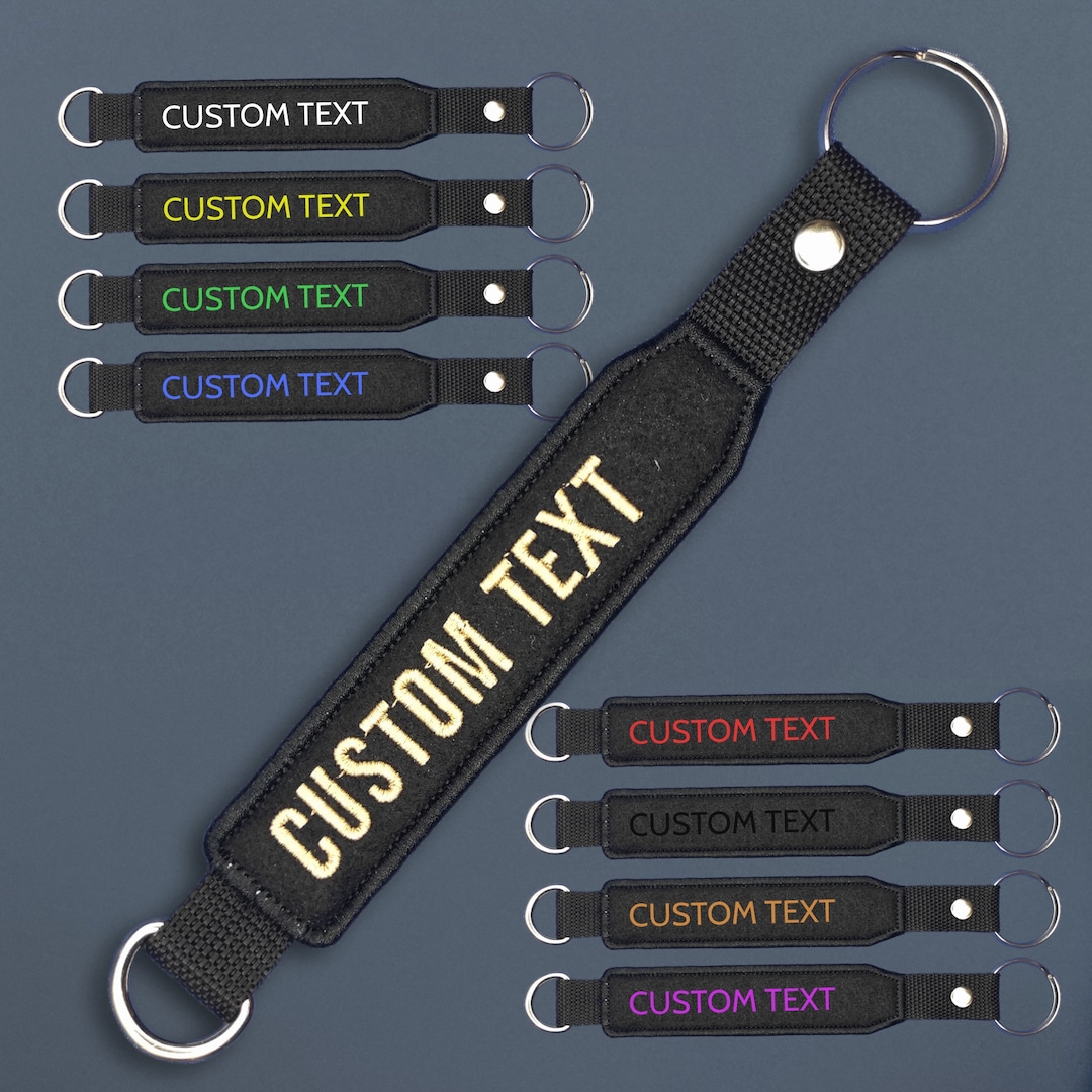 Personalized Name Tag, Personalized Keychain, Sports Team Keychain ...