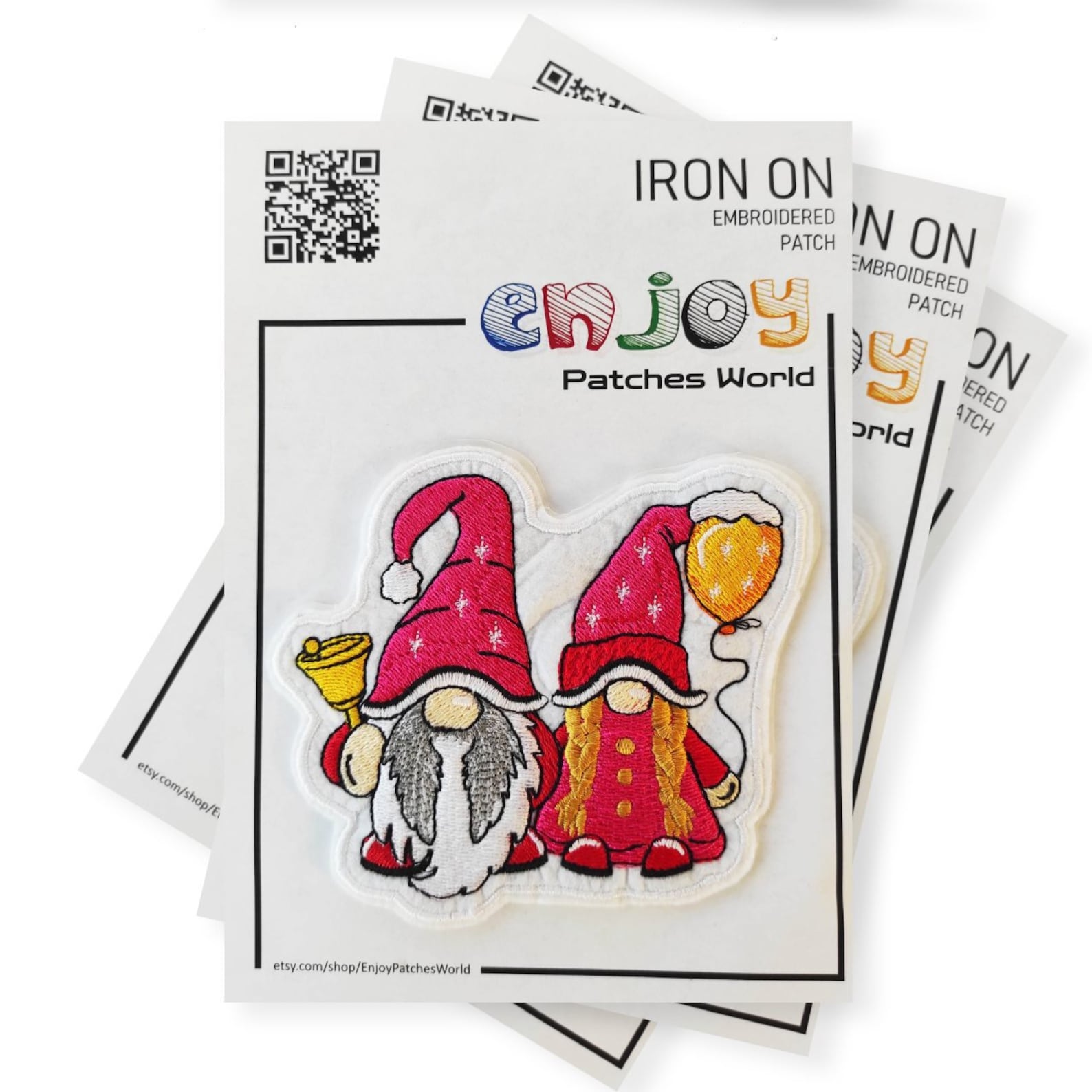 QR Code Patch Custom Embroidered QR Code Patch Iron on - Etsy