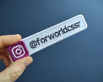 Instagram Logo Social Media Embroidered Patch Different Size - Etsy