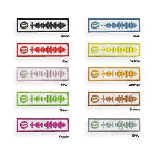 Music Code Patch, Custom Embroidered Song Code Patch, Iron on Patch, - Etsy