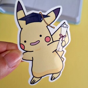 Graduación Derpy Ditto Pikachu - Pegatinas de vinilo brillante premium ...