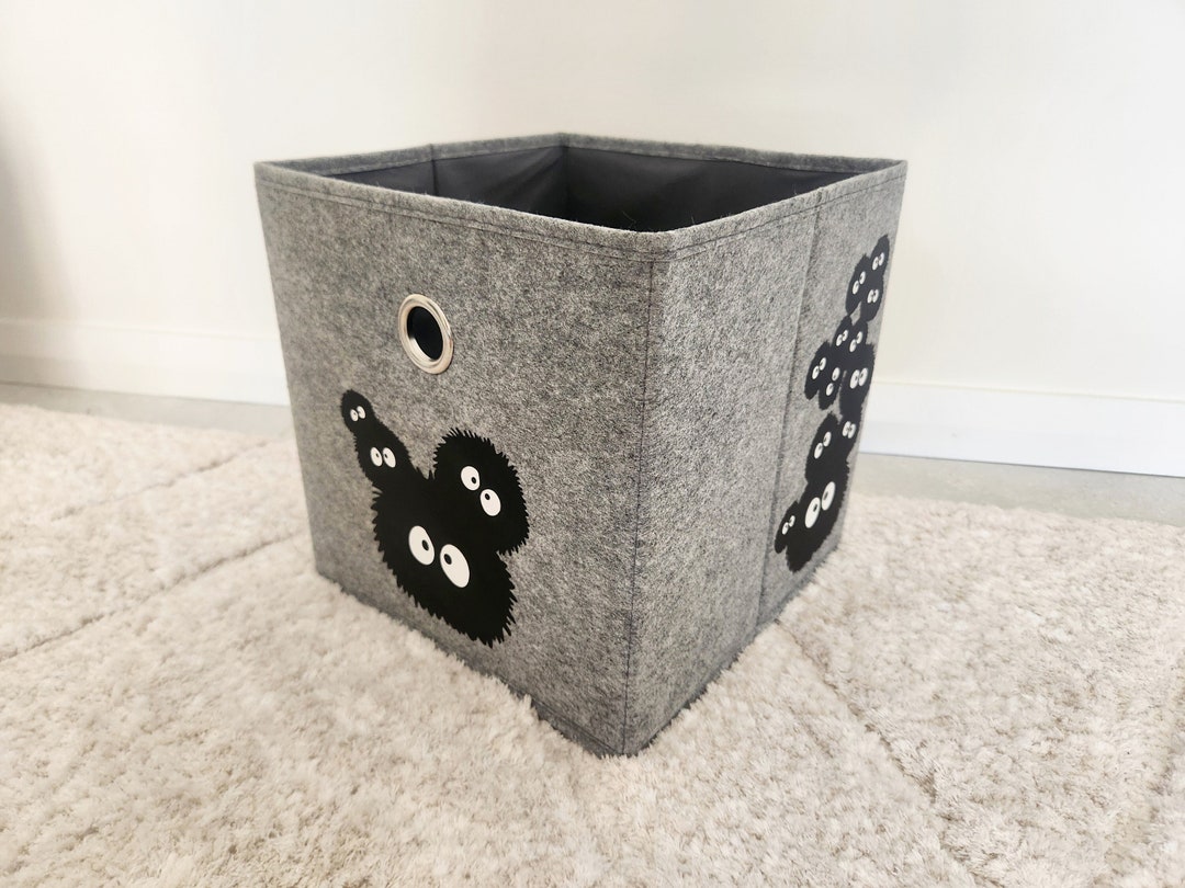 Soot Susuwari Ghibli Storage Box Cube | Foldable Storage Cube Organiser ...