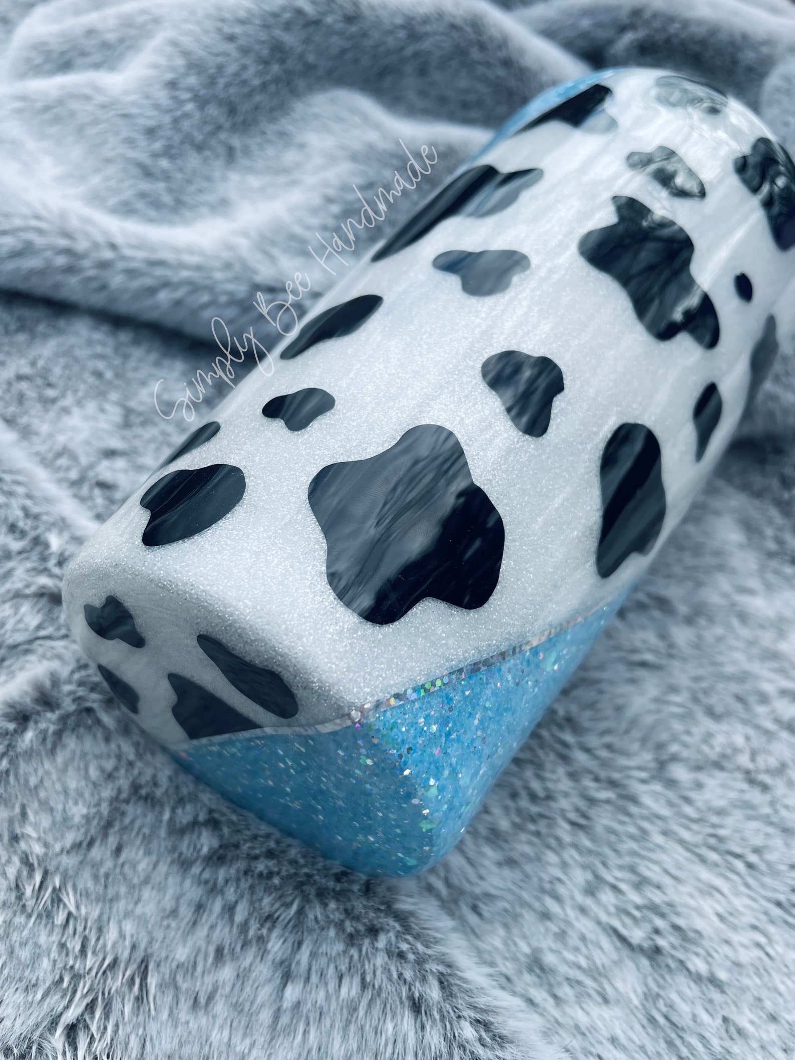 Cow Print Glitter Tumbler Cow Split Tumbler Cow Tumbler Glitter Tumbler ...