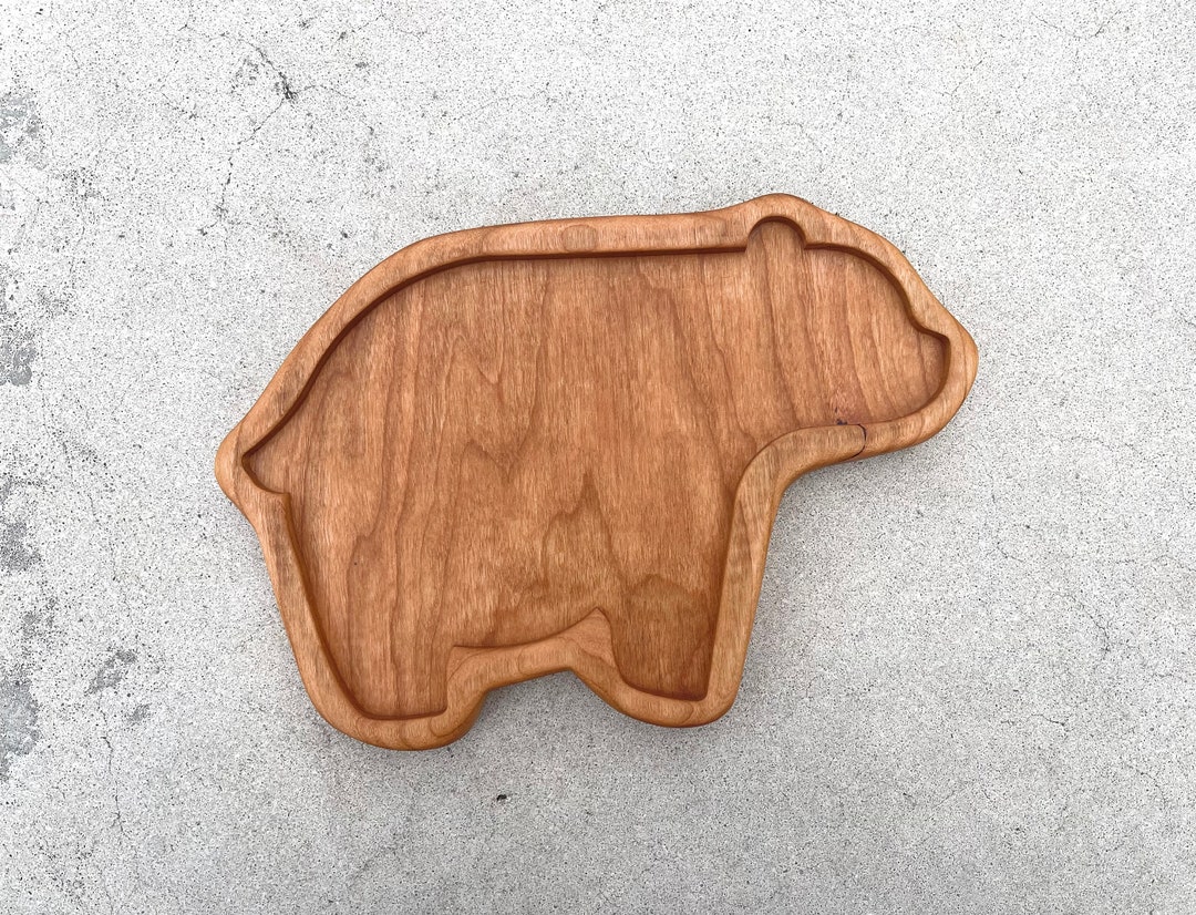 BEAR Wooden Sensory Tinker Tray Board and Toy Sorting Woodland Polar ...