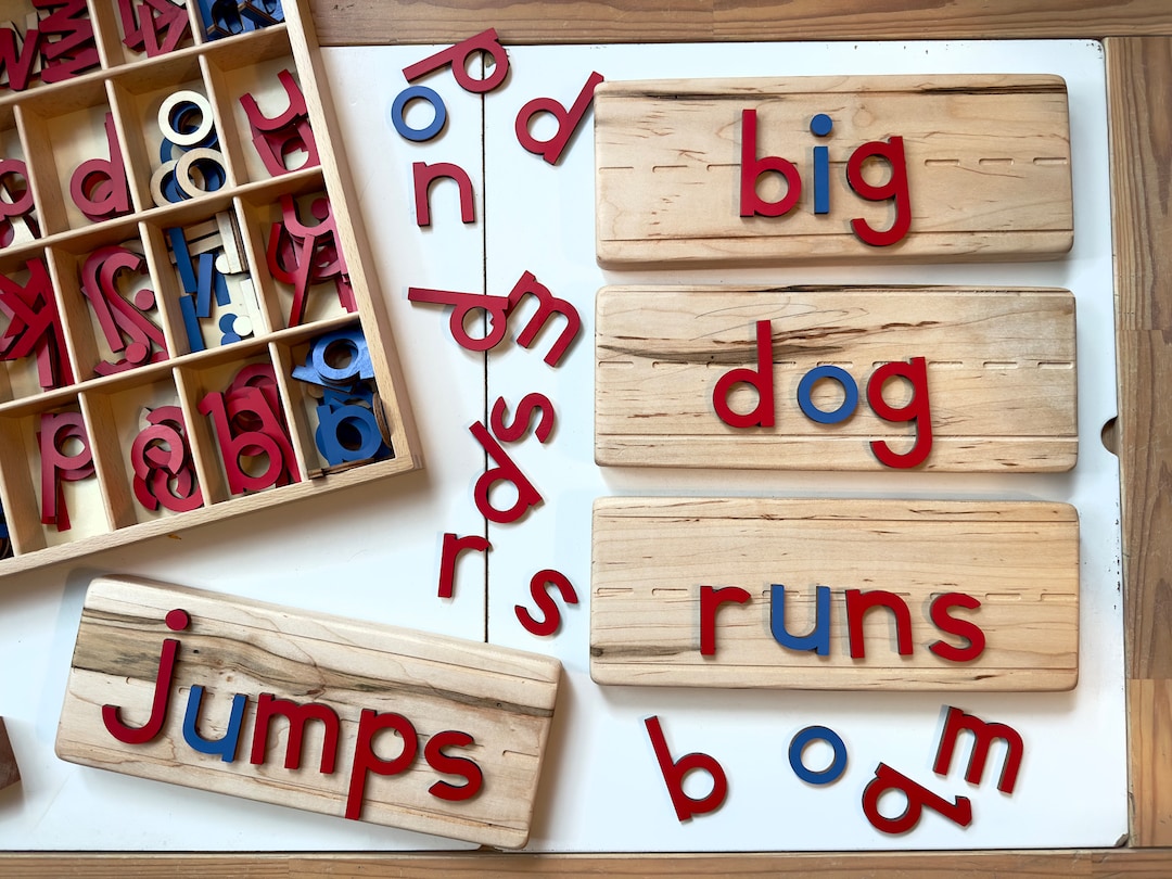 Spelling & Sentence Building Maple Wood Tiles Activity Educational ...