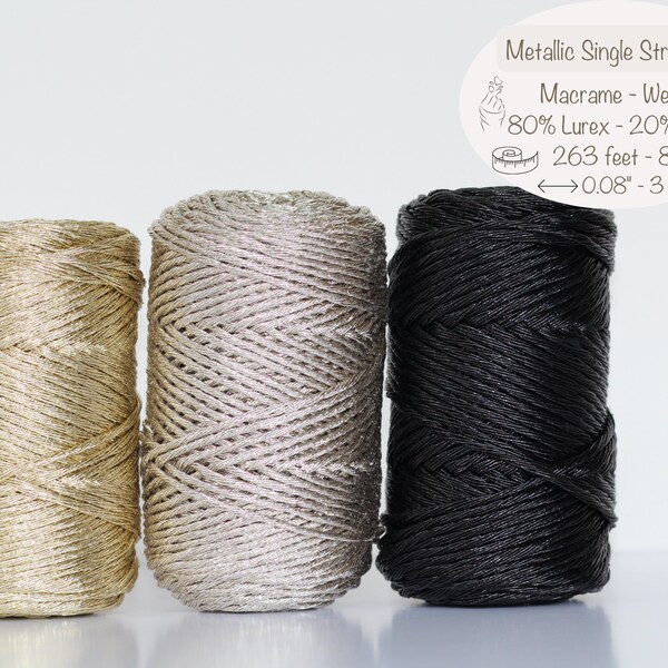 Metallic Cord - Etsy