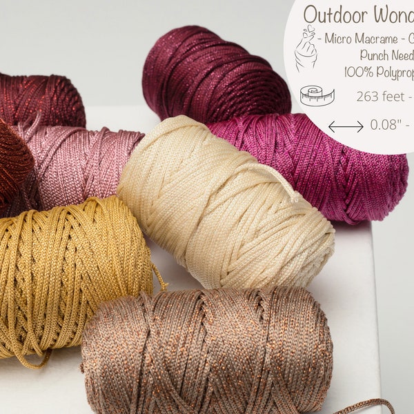 Polyester Cord Yarn - Etsy