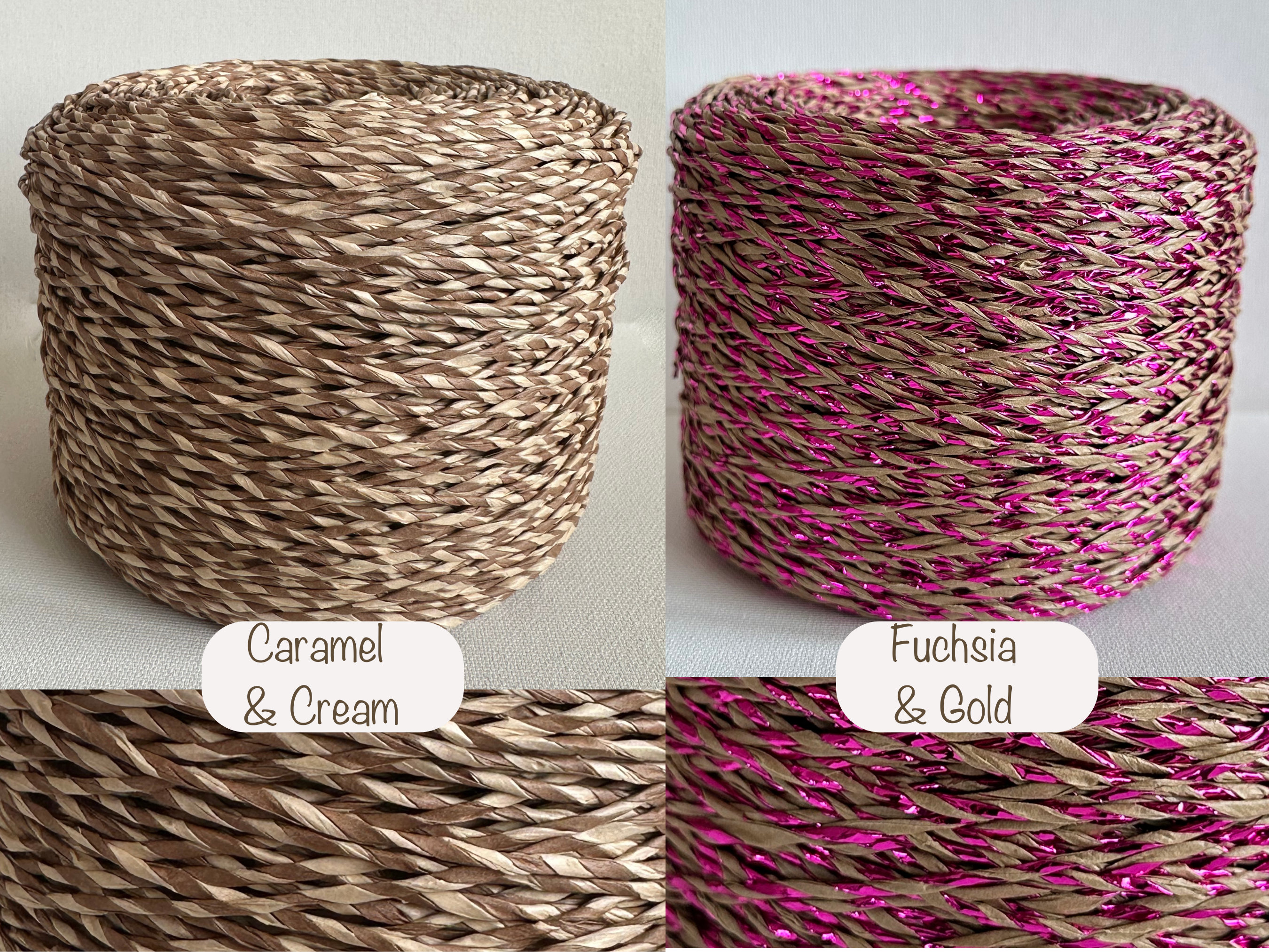 Multicolor Paper Raffia Yarn Raffia Bag Yarns Craft - Etsy