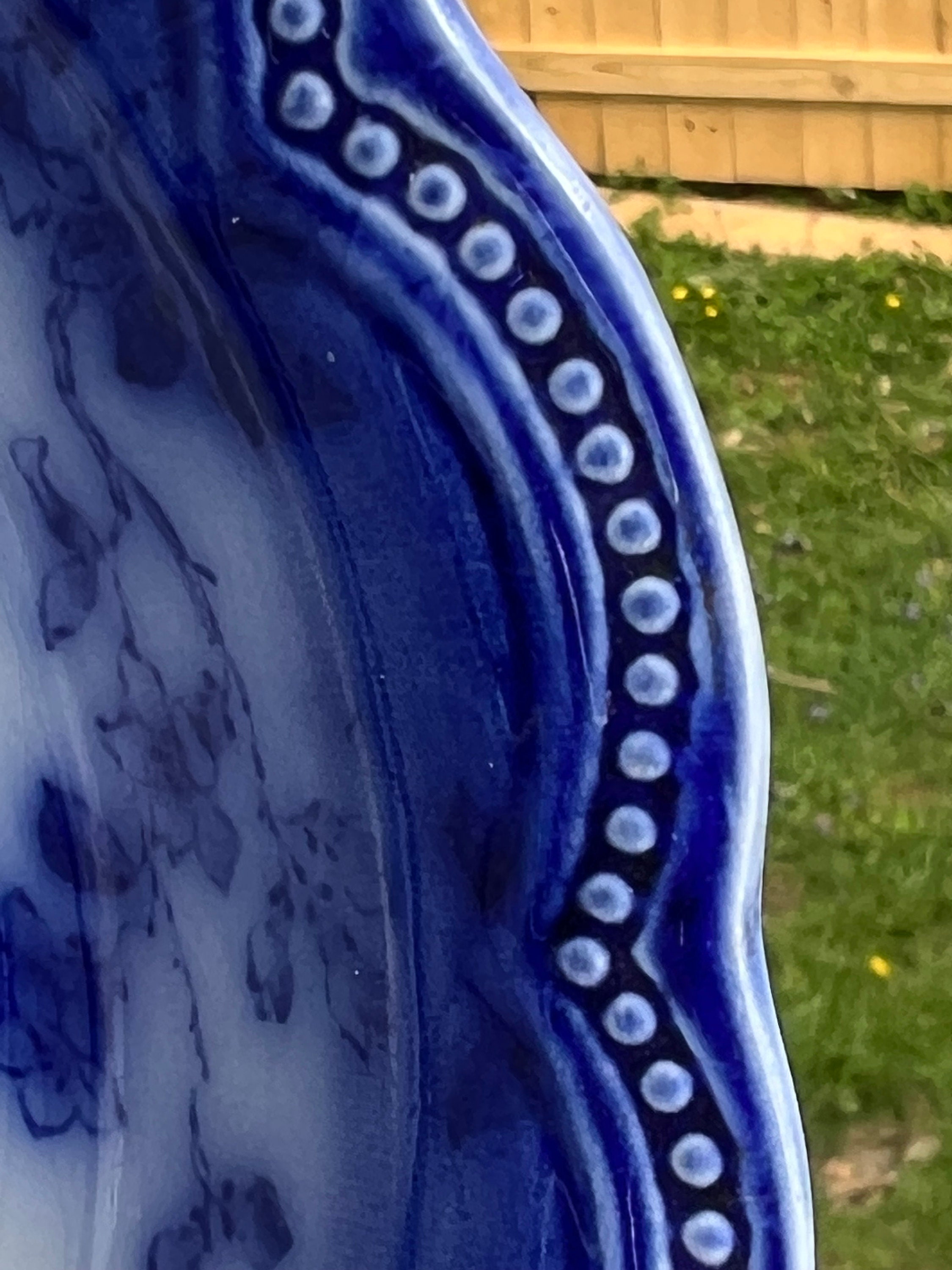 St. Louis Johnson Brothers Flow Blue Soup Bowl - Etsy