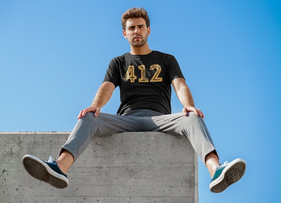 412 T-shirt Pittsburgh T-shirt PGH Steel City Pittsburgher - Etsy