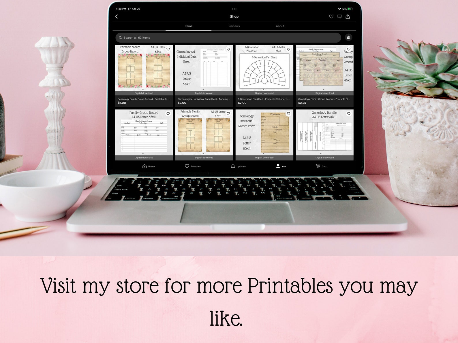 7 Generation Fan Chart Printable Stationery Keep Your - Etsy