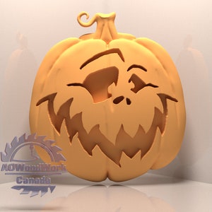 Pumpkin Set Halloween for CNC, 3D STL Model, Cnc Router Engraver ...