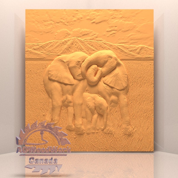 Elephant Stl File - Etsy