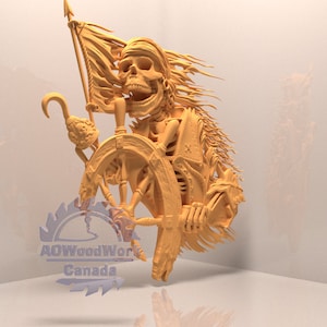 Pirate, Halloween for Cnc, 3D Stl Model, Cnc Router Engraver, Artcam ...