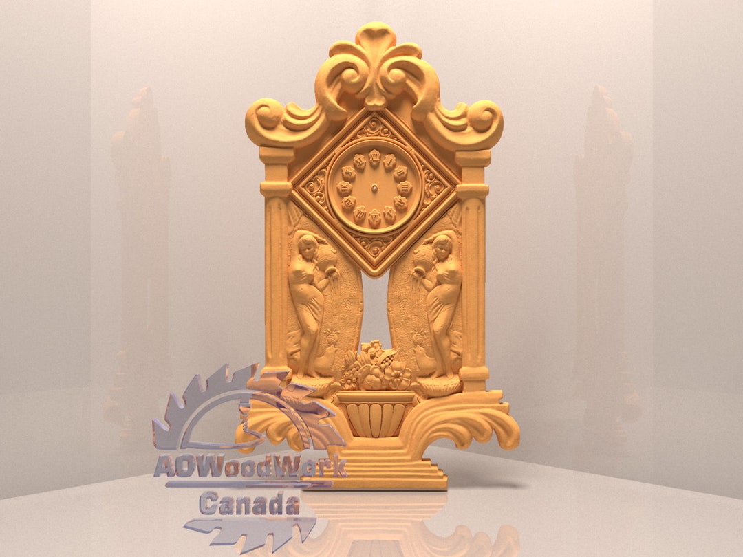 Clock, 3D, STL Model,love,cnc Router Engraver,artcam,cnc Files,art,wood ...