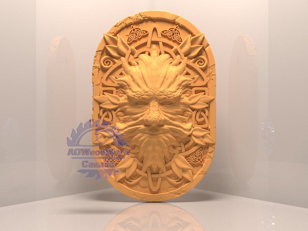 Forest Men, 3D STL Model, CNC Router Engraver, Artcam, Aspire, CNC ...