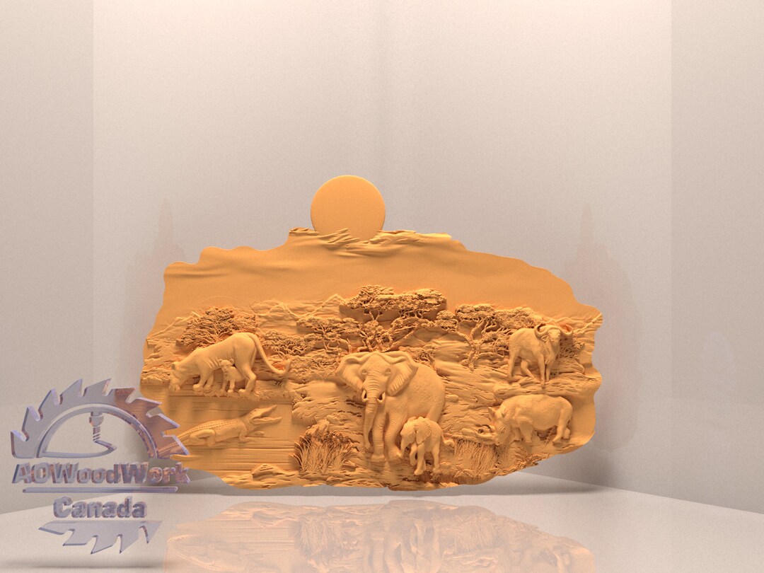 Animals,gift,3d STL Model,cnc Router Engraver,artcam,cnc Files,art,wood ...