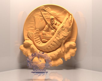 3D STL Model for CNC Router Engraver Carving Machine Relief Artcam ...